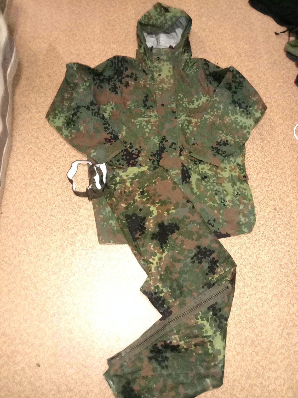 New Old Stock German Army Bundeswehr Surplus Wet Weather Hardshell ...
