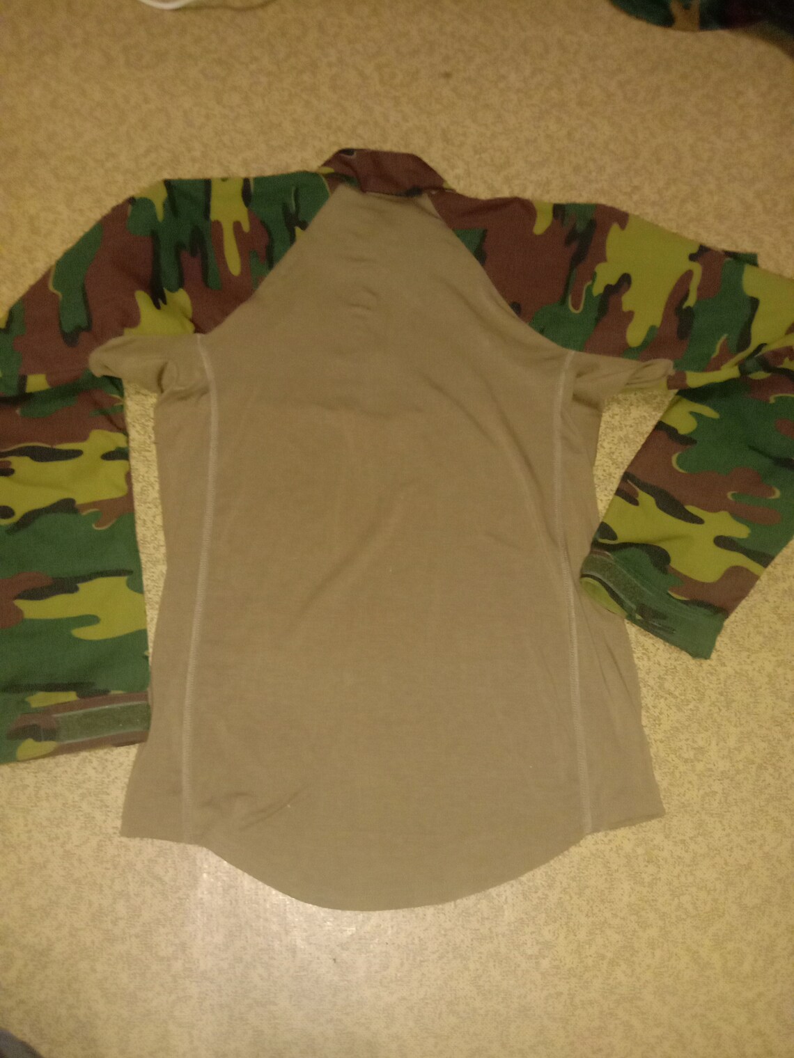 Original Belgian Army Issue Military Surplus Combat Shirt Ubacs Jigsaw ...