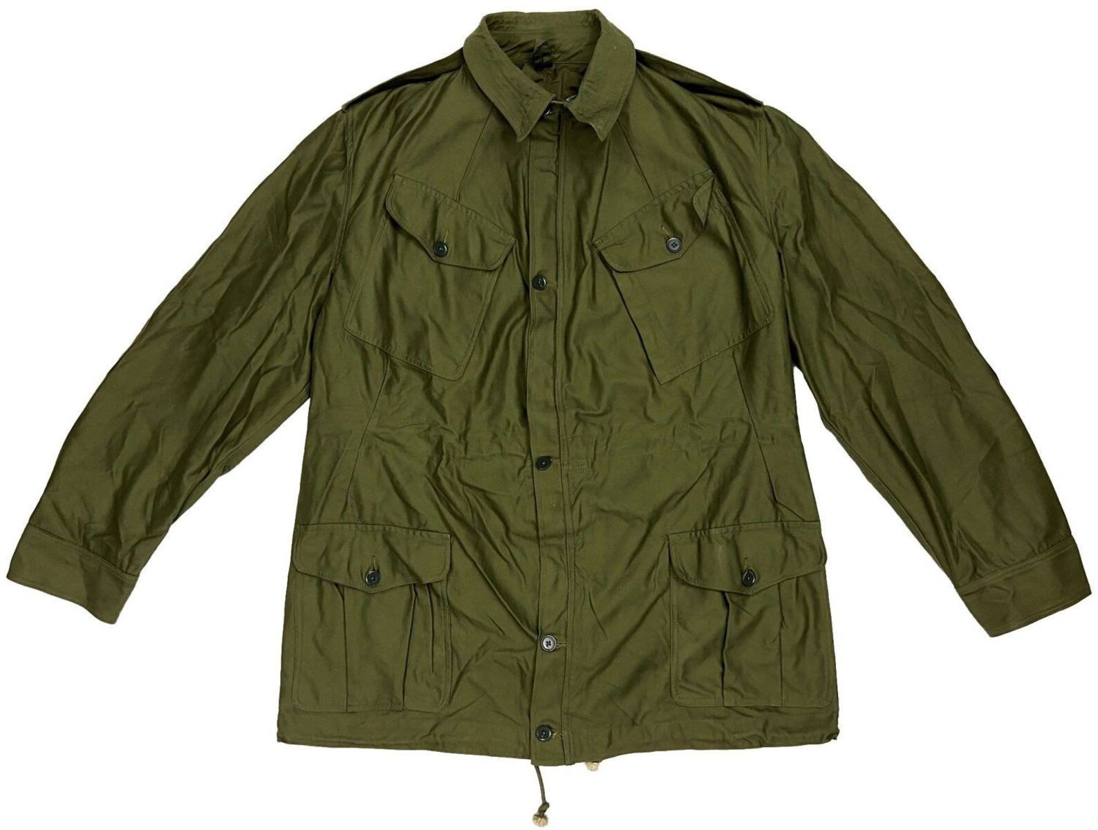 Vintage British Army Pattern 1960 Combat Smock Jacket Olive Size 6 LR ...