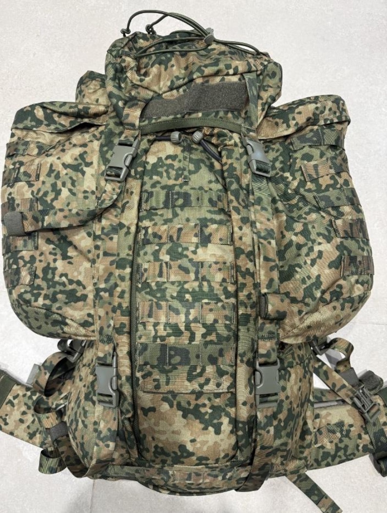 New Old Stock Genuine Dutch Army Military Backpack NFP Multitone ...