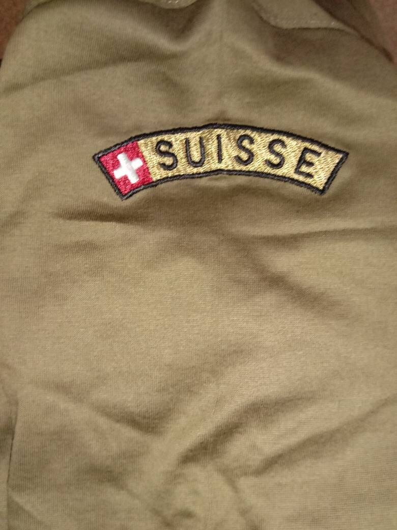 Original Military Surplus Swiss Army T Shirt, 100% Cotton Size 52 L ...