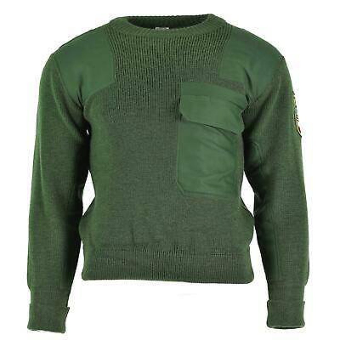 Military Surplus New Old Stock German Bundeswehr Ex-police Wool Sweater ...
