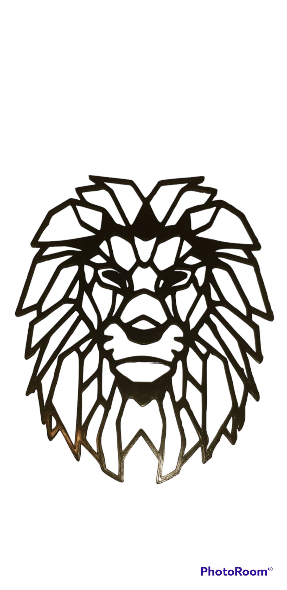 2D Lion Head Mural - Etsy