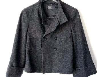 Wool Cropped Jacket - Etsy