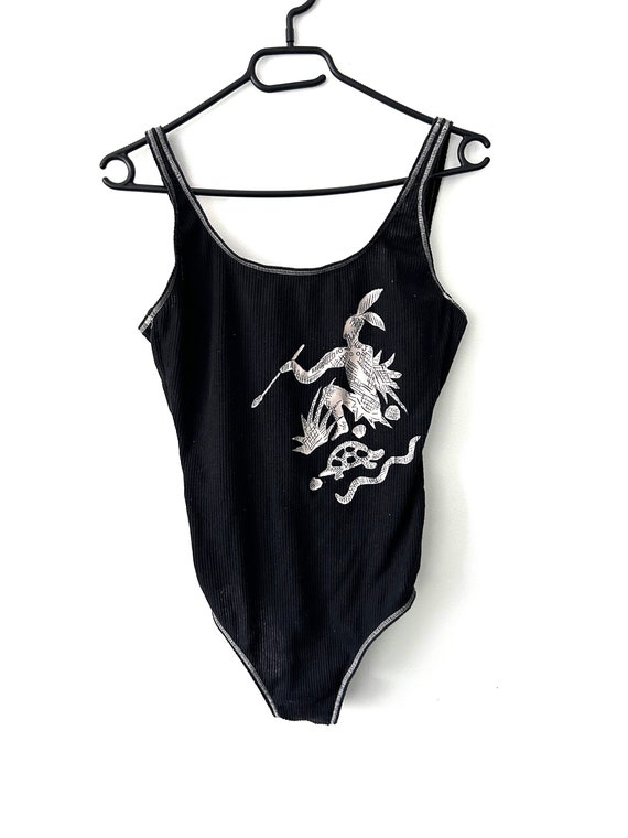 Tribal theme Print Leotard / Summer Beach Holiday Top… - Gem