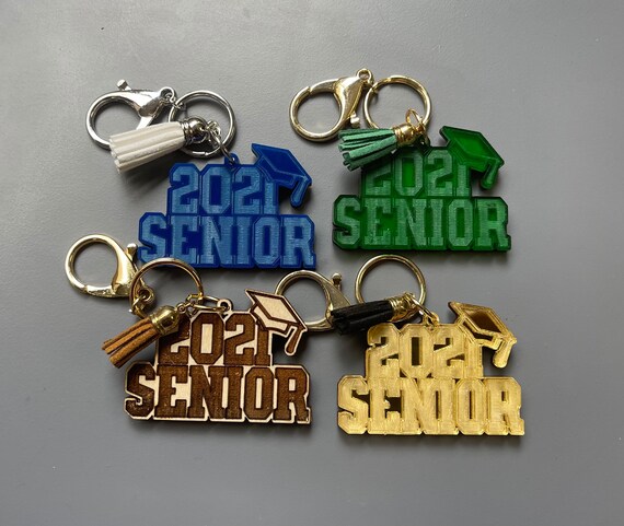 Senior 2021 Keychain Graduation Gift Class of 2021 - Etsy