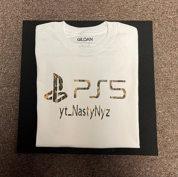 Personalized PS5 Game Tag Tshirt/custom Game Tag - Etsy Australia