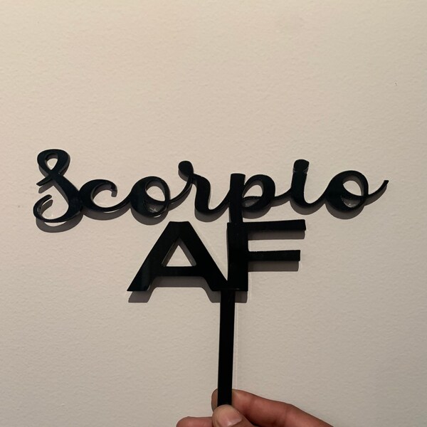 Scorpio Cake Topper - Etsy