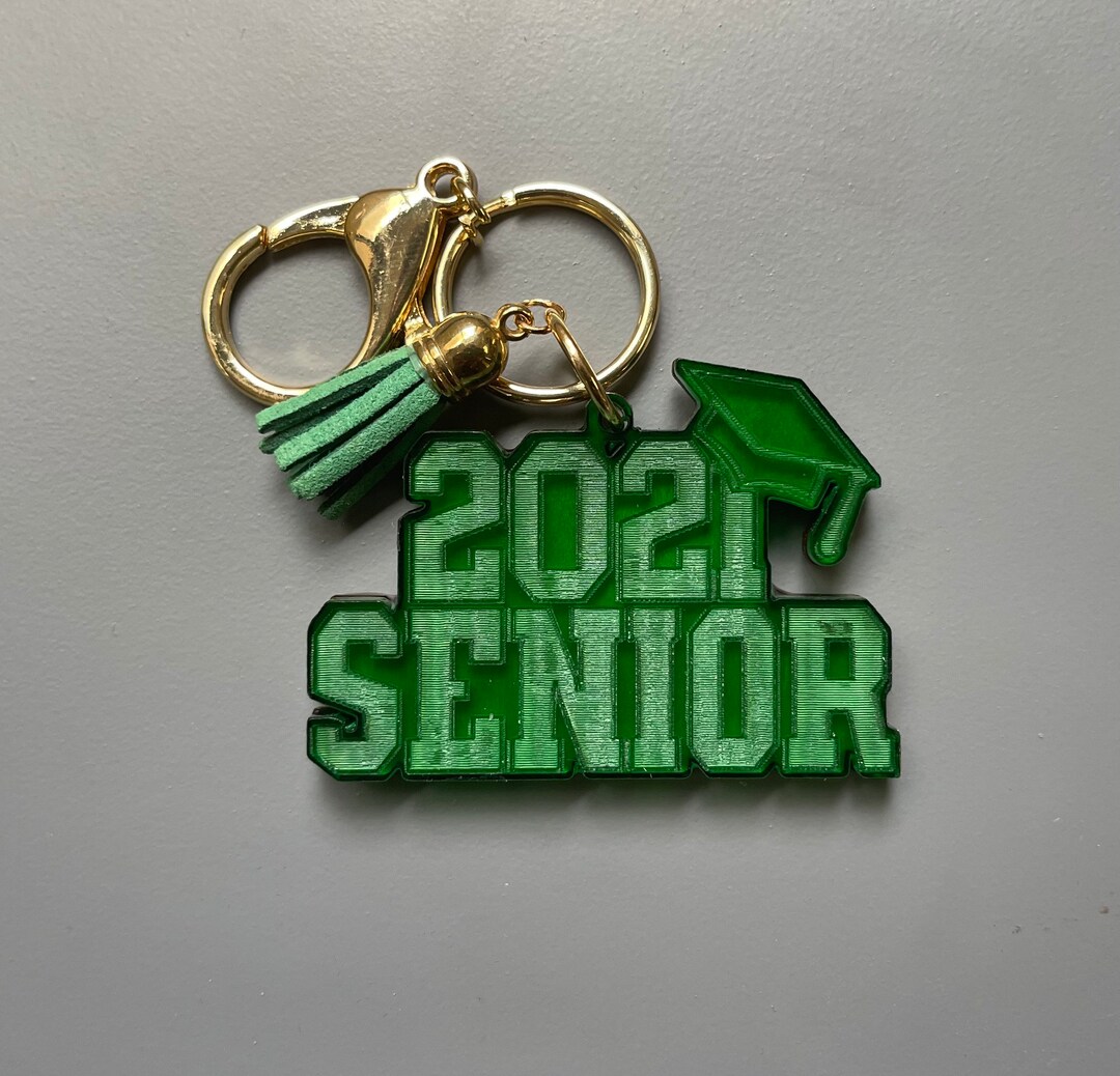 Senior 2021 Keychain, Graduation Gift, Class of 2021, Customized ...