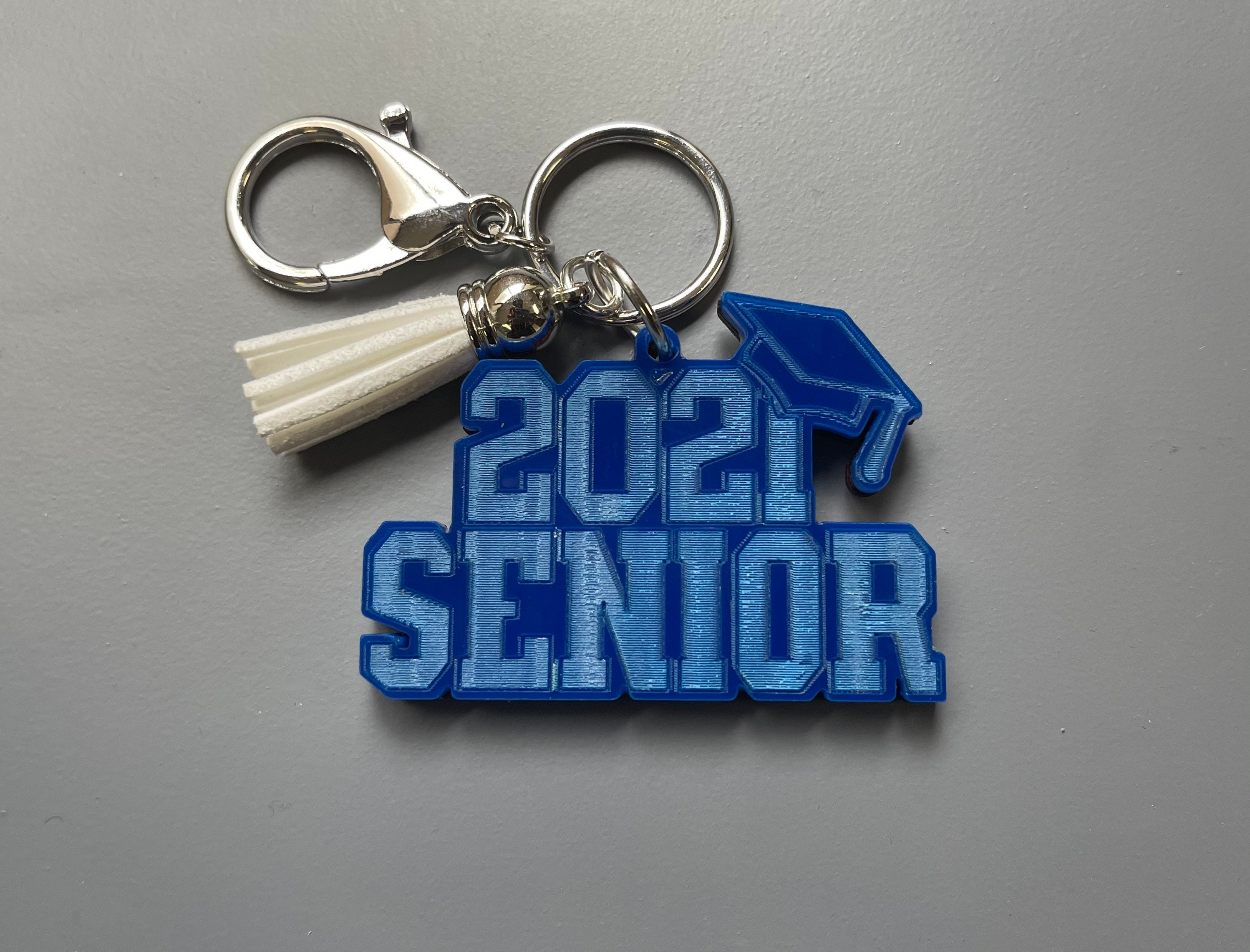 Senior 2021 keychain graduation gift class of 2021 | Etsy