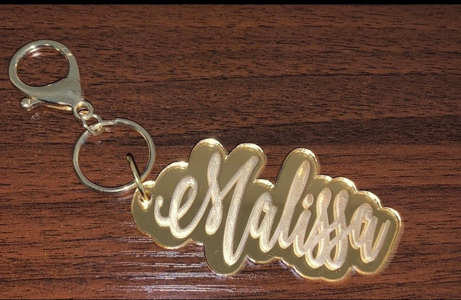 Customized Nameplate Keychain custom laser cut Keychain | Etsy