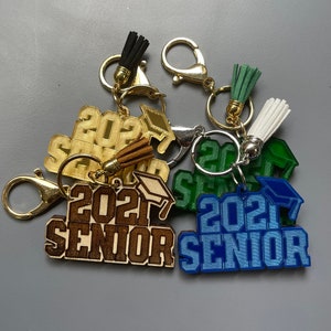 Senior 2021 Keychain, Graduation Gift, Class of 2021, Customized ...