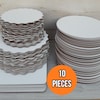 Round Cake Stand Mirror Top-wedding Cake Stand - Anniversary - Birthday ...