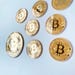 Bitcoin Cake Topper Set With Tags & Sign. Crypto Party Decorations ...