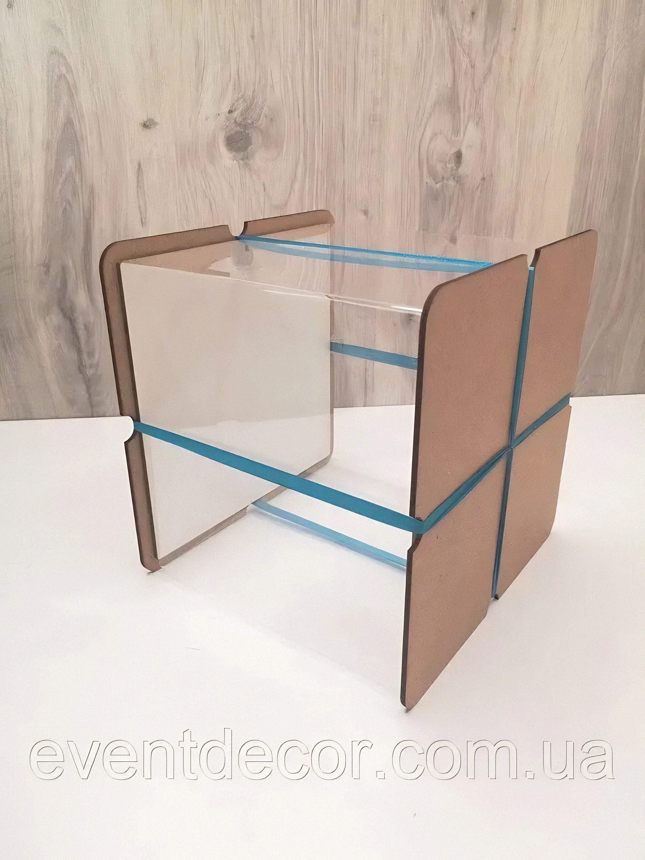 Square Transparent Box DXF Laser Cut Files. Vector Svg, Dfx, Cdr, Pdf ...