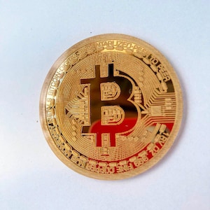Bitcoin Cake Topper Set With Tags & Sign. Crypto Party Decorations ...