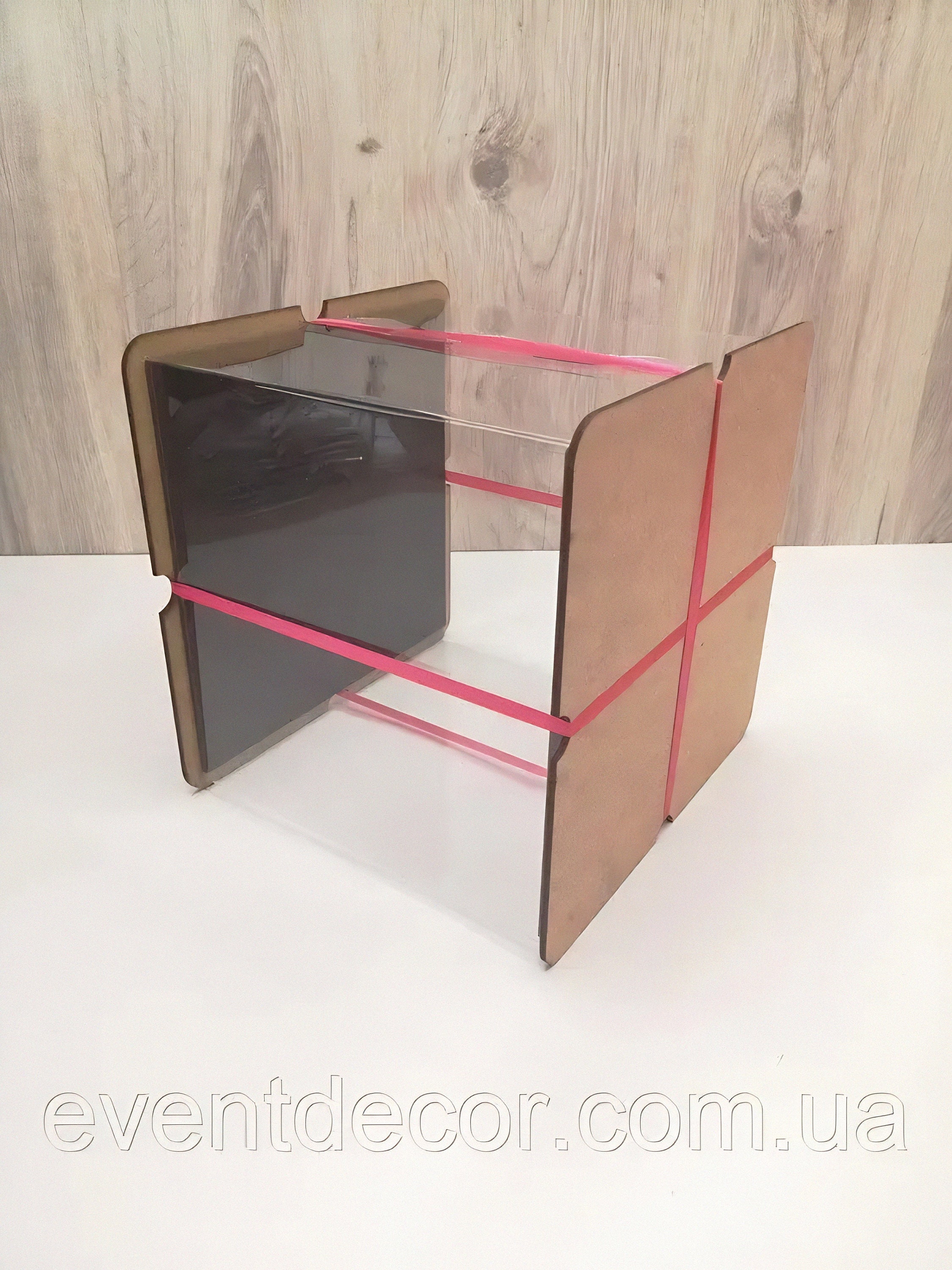 Square Transparent Box DXF Laser Cut Files. Vector Svg, Dfx, Cdr, Pdf ...