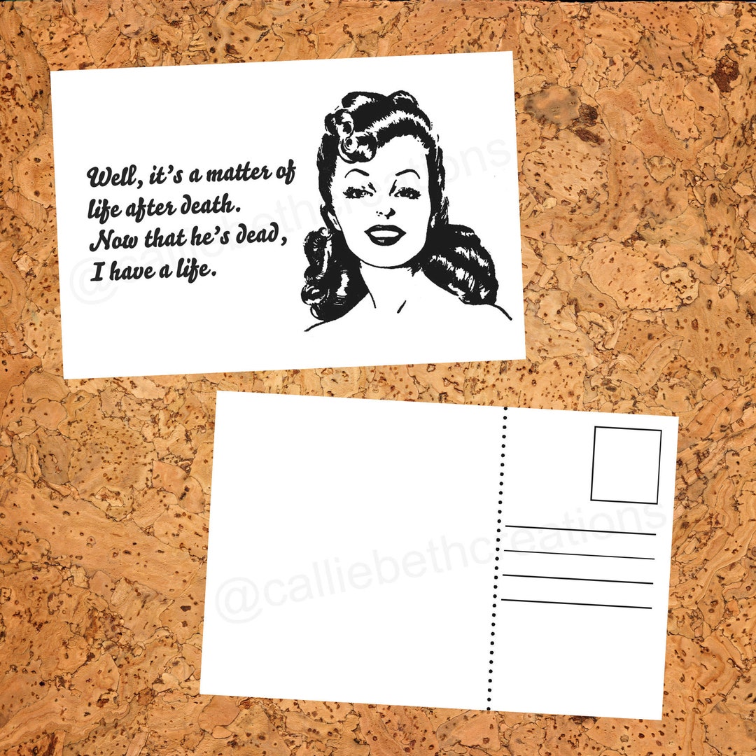 True Crime Postcard Life After Death Set of 3 5 and 10 - Etsy