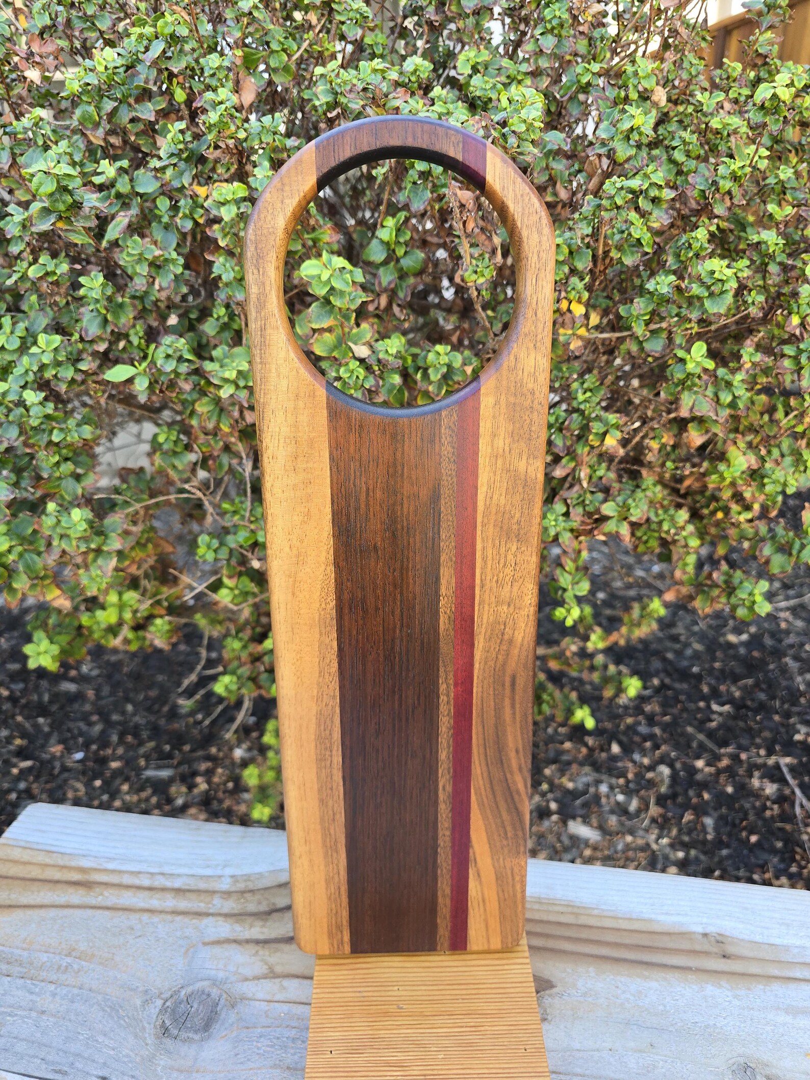 Walnut W/ Purple Heart and Peruvian Walnut Accents Charcuterie/cheese ...