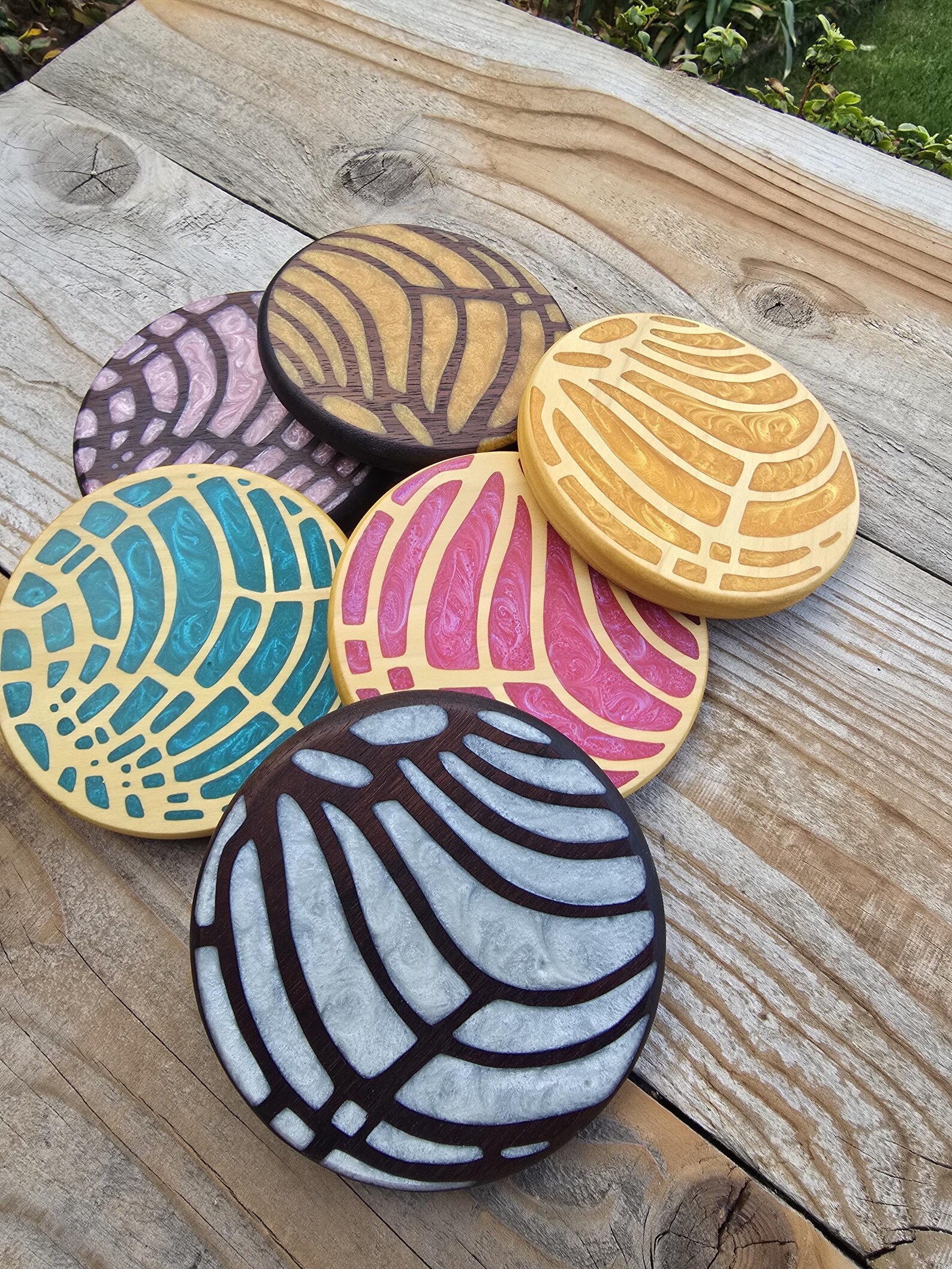 Mexican Bread Coaster, Pan Dulce, Concha Peruvian Peruvian Walnut ...