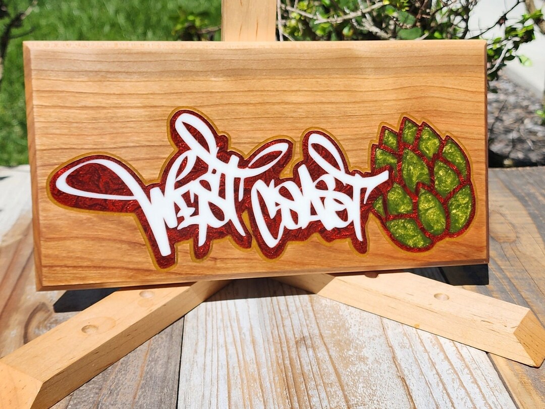 West Coast Hop Board Beer Board, Beer, Charcuterie Board, Mini ...
