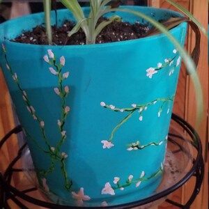 Hand Painted Terra Cotta Pot Famous Artwork Collection NSV Van Gogh's ...