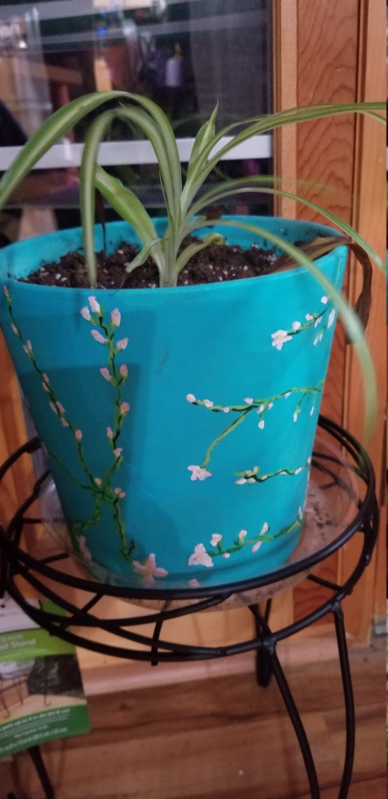Hand Painted Terra Cotta Pot Famous Artwork Collection NSV Van Gogh's ...