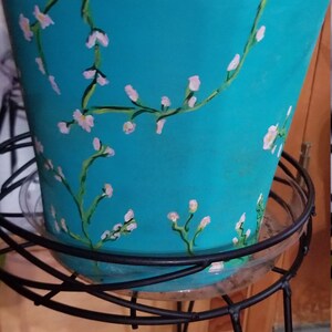 Hand Painted Terra Cotta Pot Famous Artwork Collection NSV Van Gogh's ...