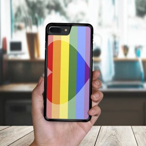 LGBT Love Pride Rubber Phone Case. for iPhone 6 SE 7 8 X XR 11 12 13 14 ...