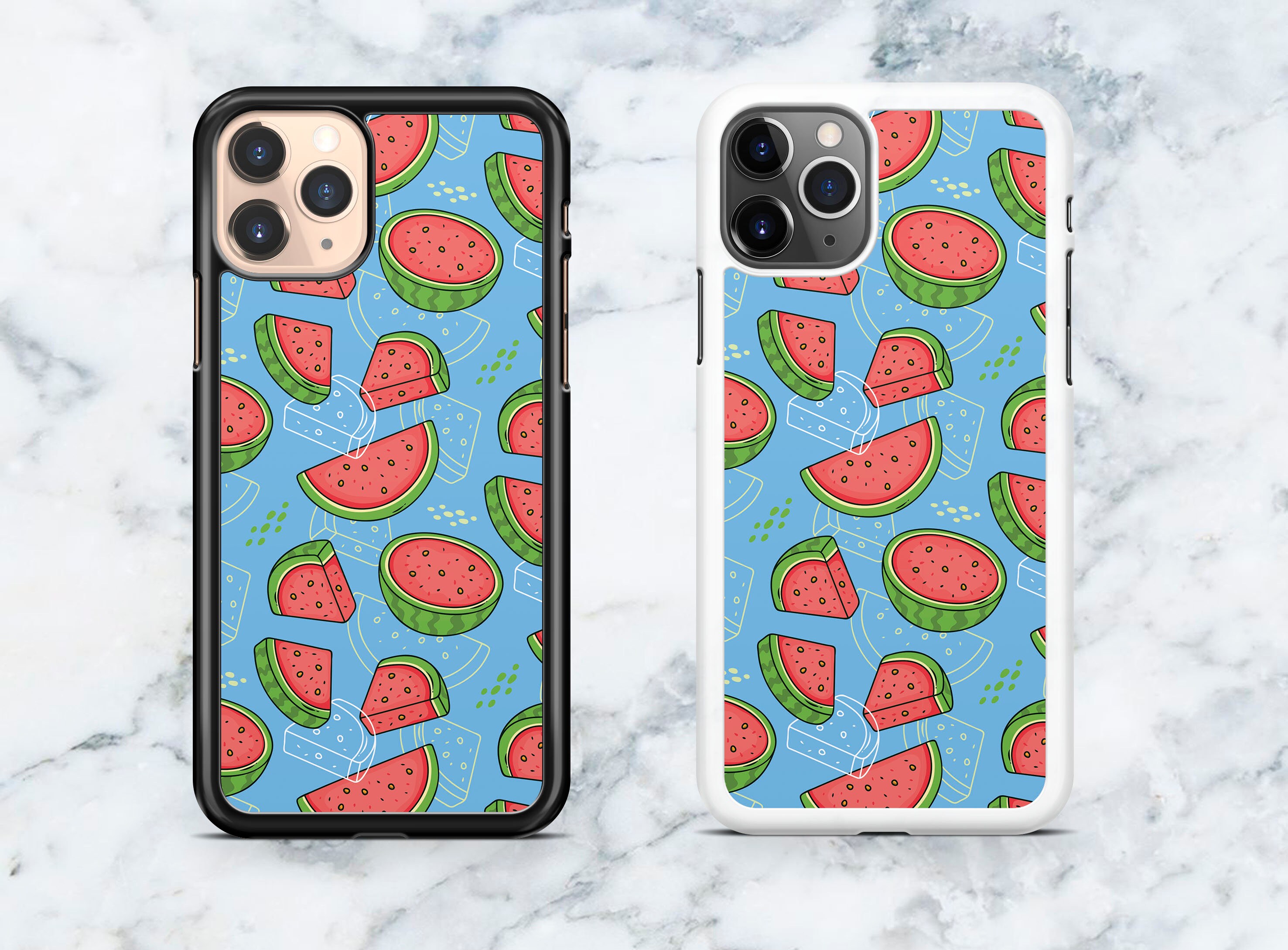 Watermelon Rubber Phone Case. For iPhone 6 SE 7 8 X XR 11 12 | Etsy
