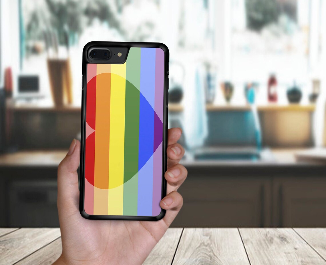 LGBT Love Pride Rubber Phone Case. for Iphone 6 SE 7 8 X XR 11 - Etsy