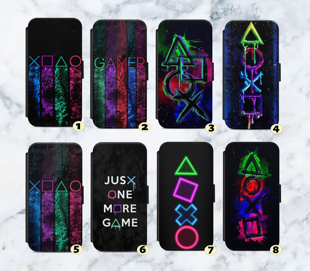 Gaming Gamers PS Gamer Vegan Leather Flip Case Cover Wallet. - Etsy UK