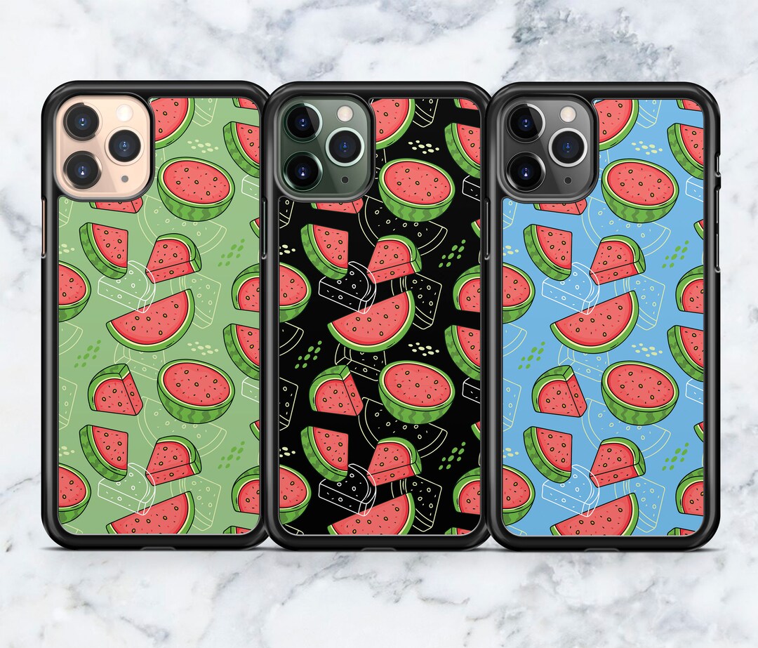 Watermelon Rubber Phone Case. for iPhone 6 SE 7 8 X XR 11 12 13 14 Pro ...