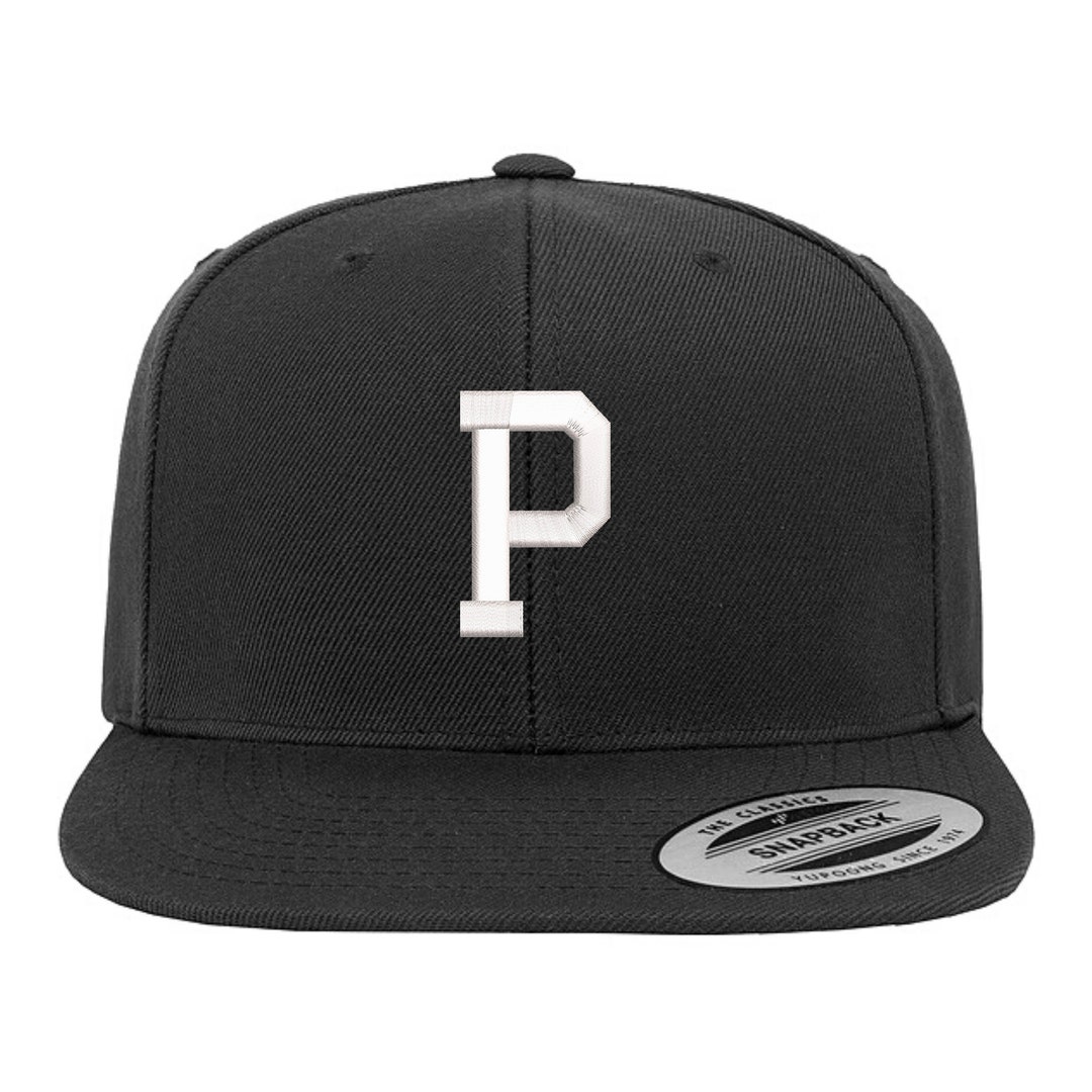 Letter Hat, Varsity Athletic Font, Custom Baseball Cap, Snapback Cap ...