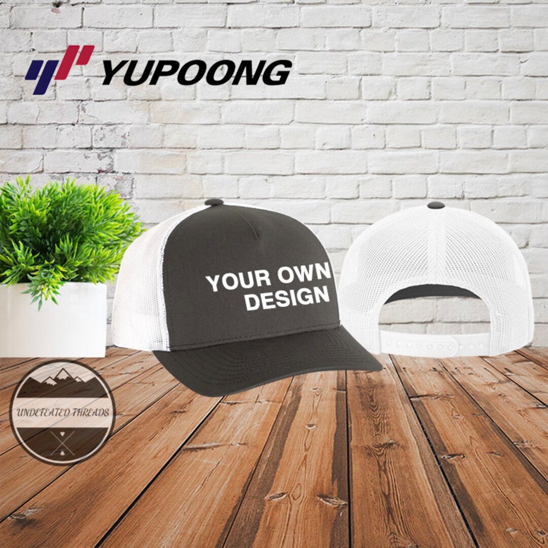 Custom Snapback Trucker Hat / Yupoong 6506 Trucker Cap / Personalized ...