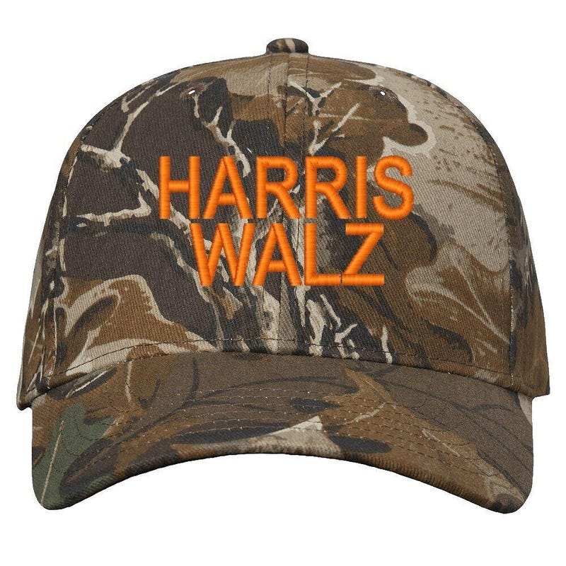 Camo Hat Harris Walz - Etsy