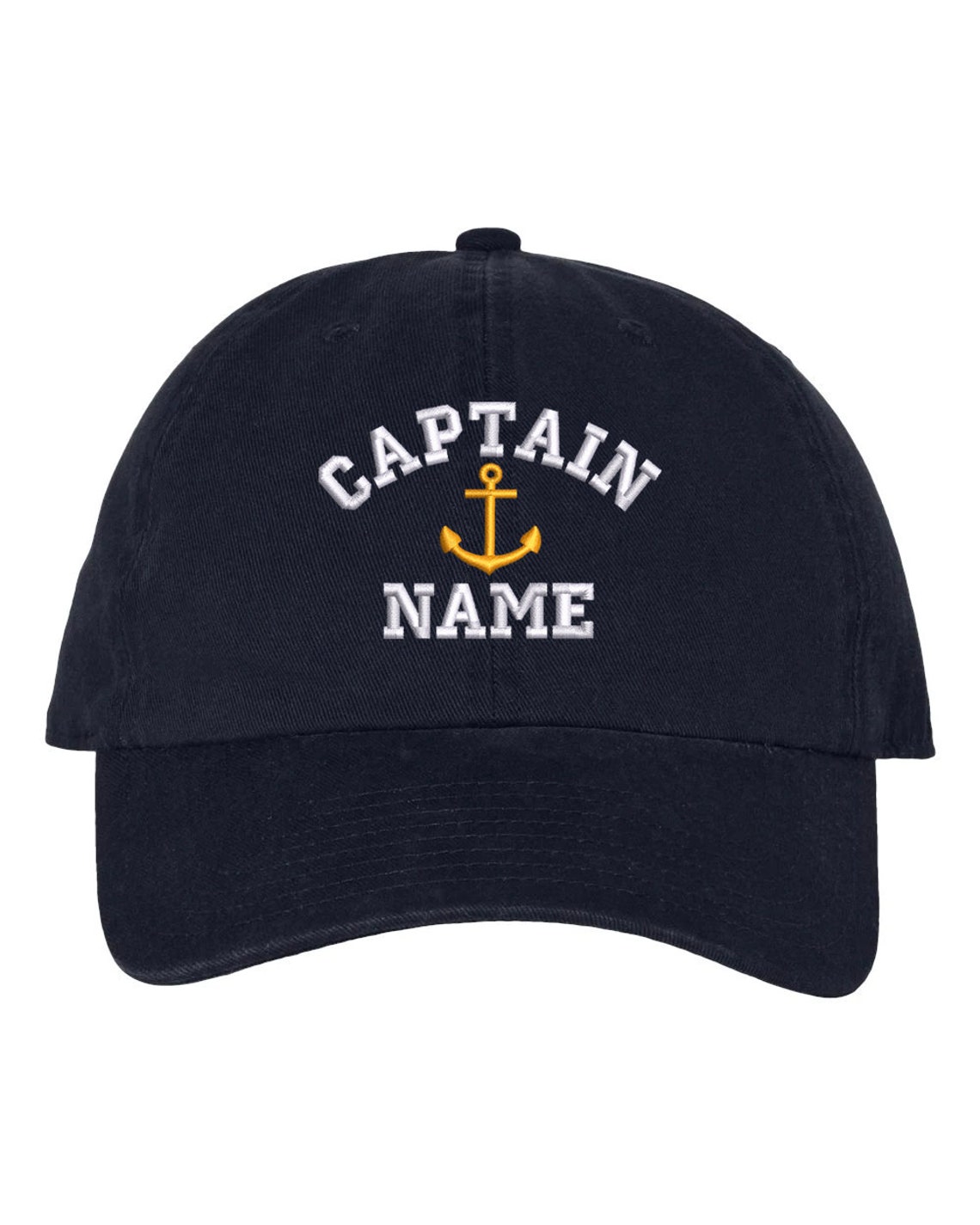Personalized Captain Hat Adult Baseball Hat Unstructured - Etsy