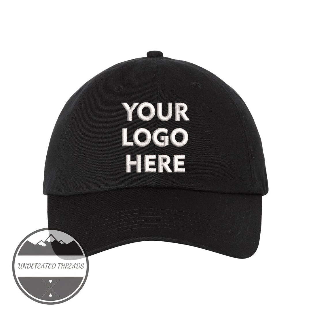 Custom Baseball Hat / Personalized Logo Baseball Cap / Embroidered ...