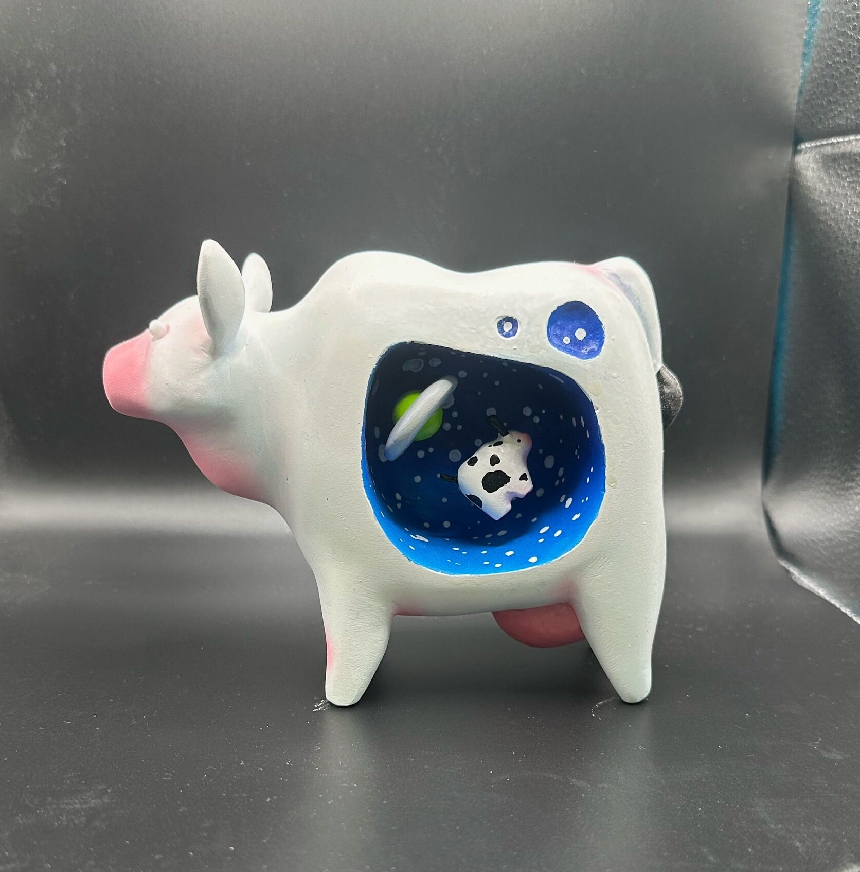 Laika the Space Cow Sculpture - Etsy