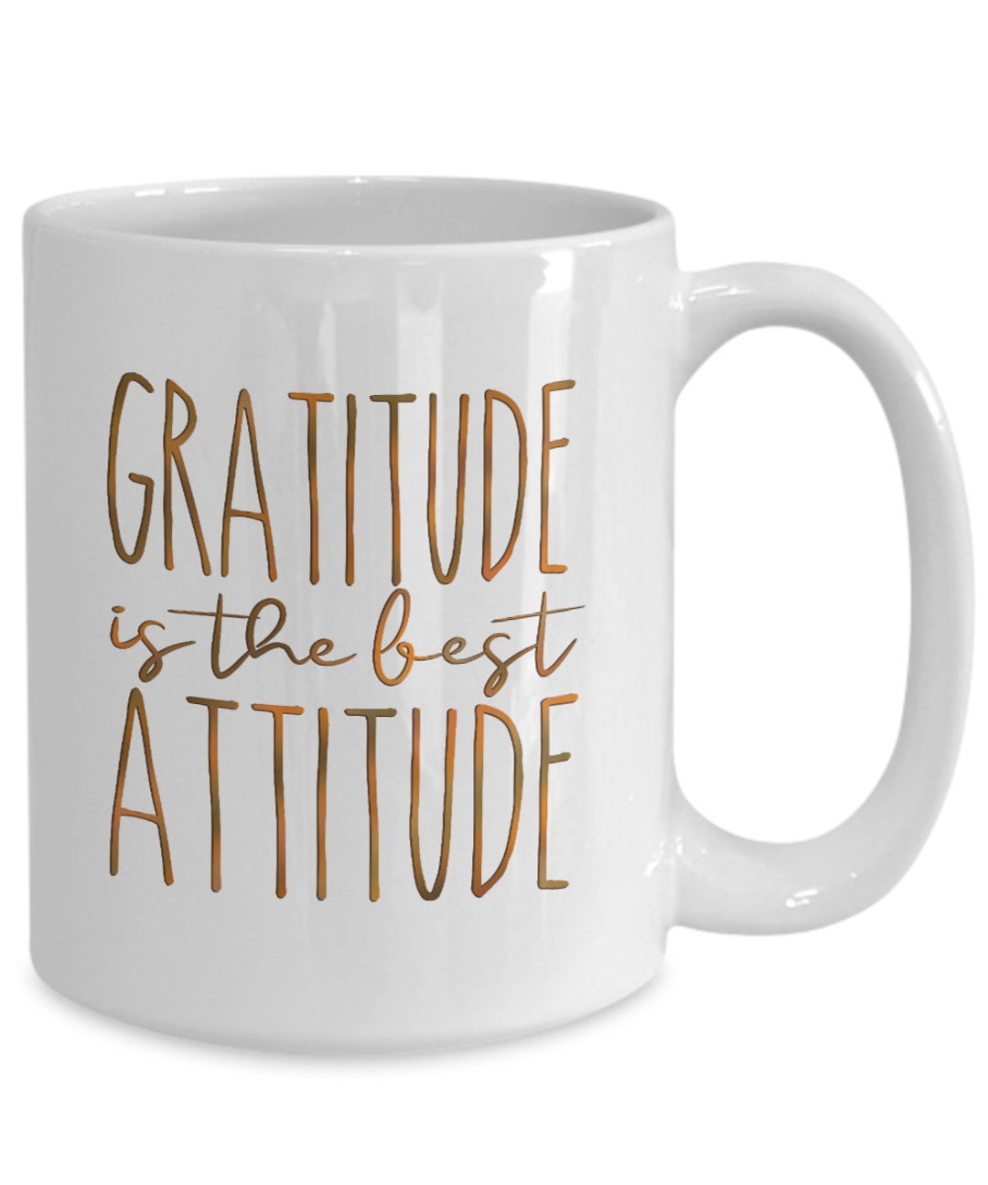 Gratitude Coffee Mug: Inspirational Motivational Gift - Etsy