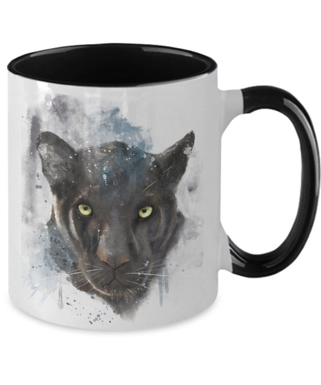 Panther Mug, Panther Gifts, Black Panther Large Cats Mug, Zoologist ...