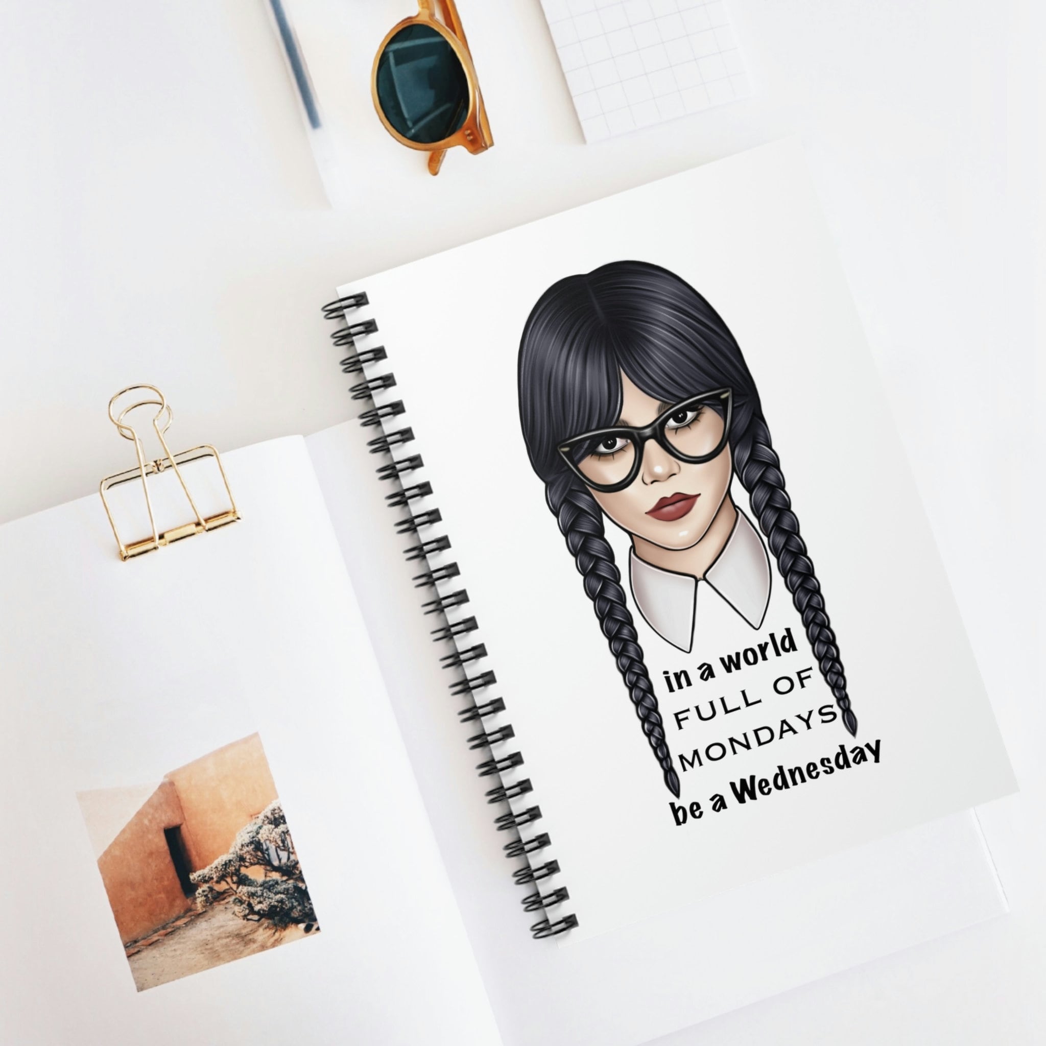 Wednesday Addams Notebook, Wednesday Addams Gift sold by Andrey ...