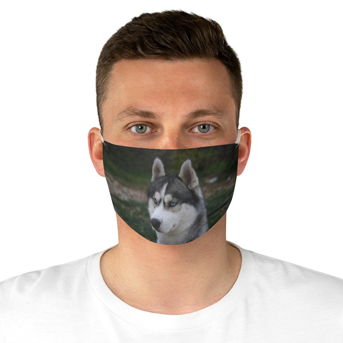 Siberian Husky Face Mask for Adults Husky Dog Mask Husky - Etsy
