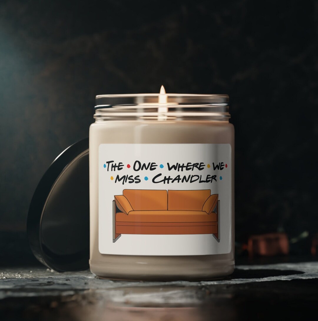 Chandler Bing Friends Candle RIP Matthew Perry Friends TV - Etsy