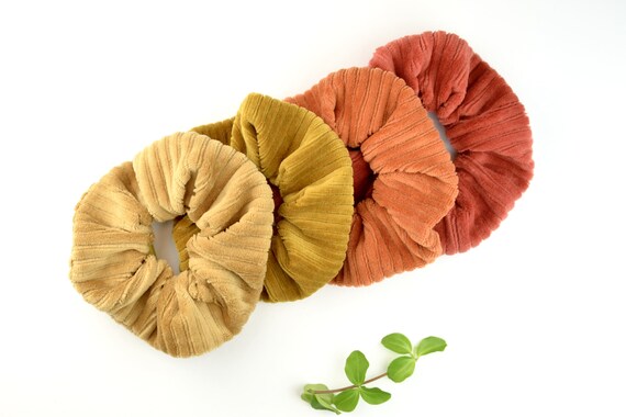 Scrunchie Cord Nicki / Hair Rubber / Braided Rubber / Camel / - Etsy UK