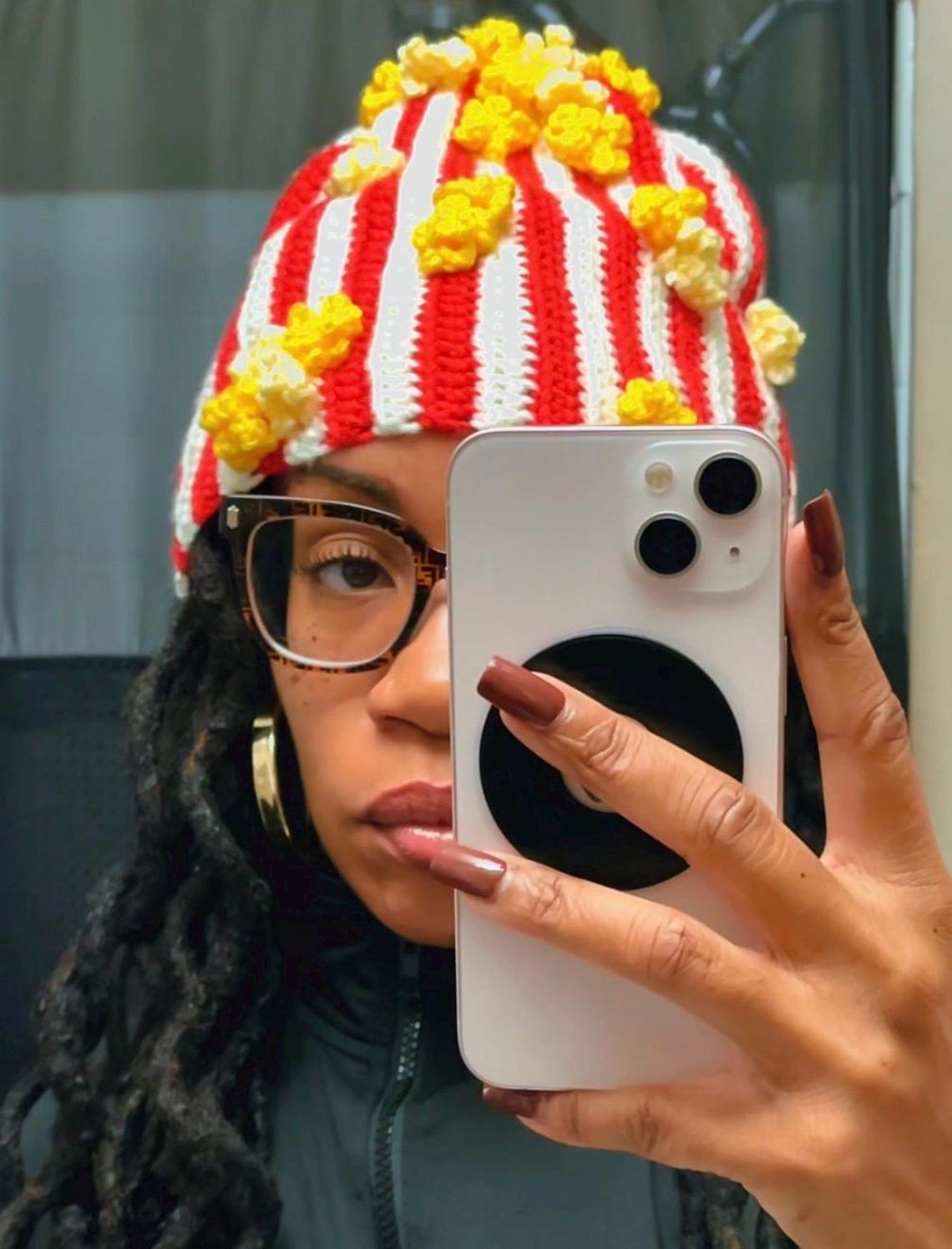 Poppin’ Crochet Beanie Pattern | Beginner-friendly Popcorn Hat PDF ...
