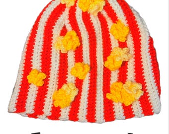 Poppin’ Crochet Beanie Pattern | Beginner-friendly Popcorn Hat PDF ...