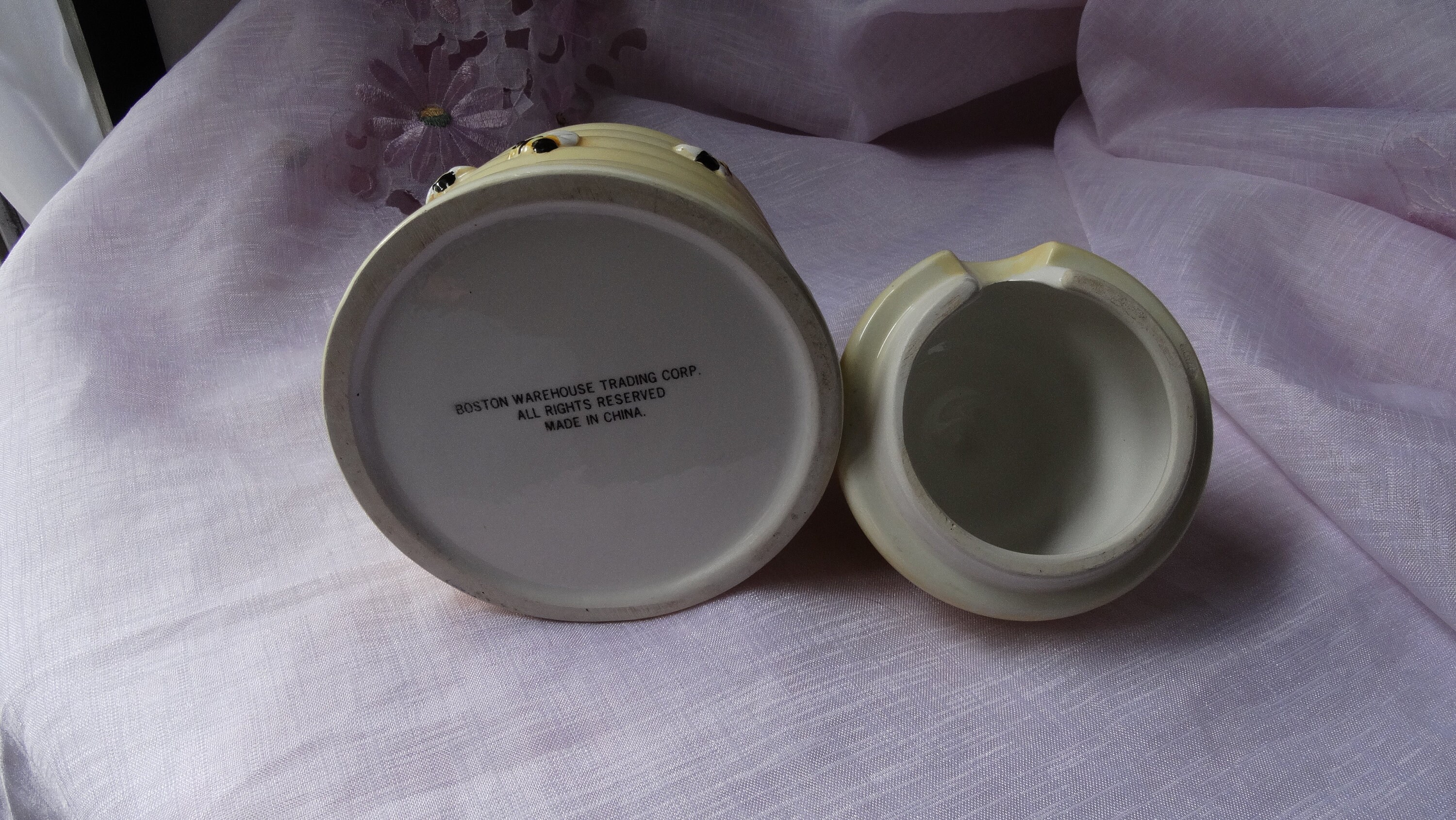 Boston Warehouse Trading Corp Beehive Honey Pot Jar Excellent - Etsy