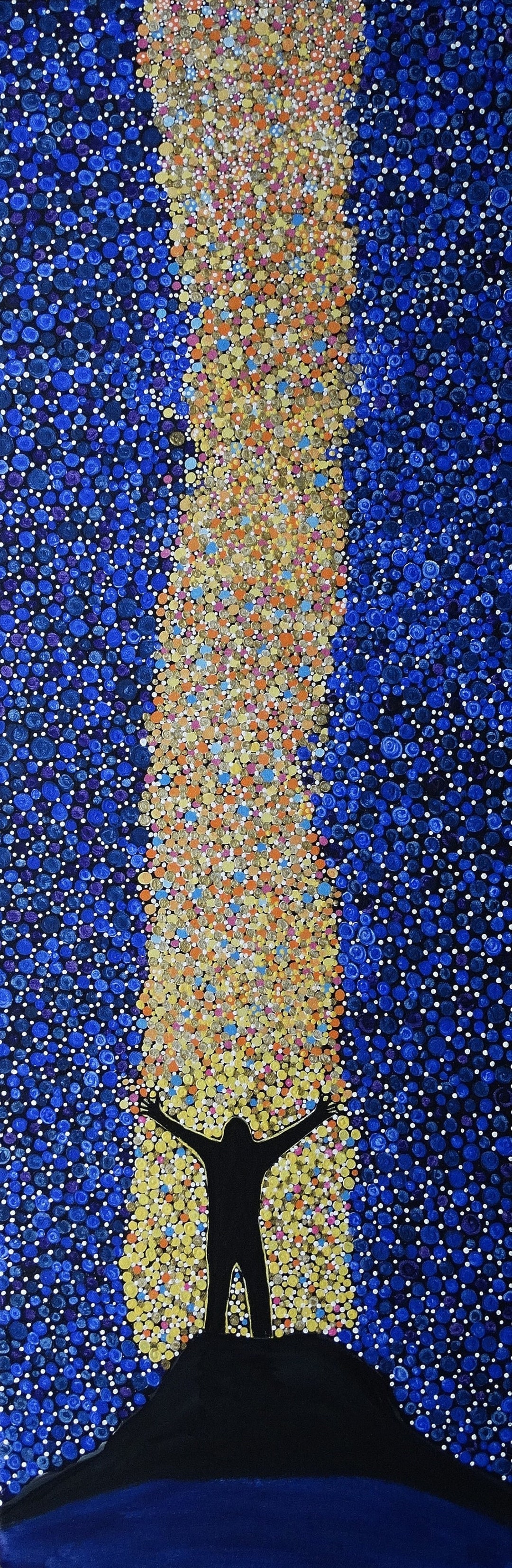 Rejoice in His Name, in His Word, in This Abstract Starry Night on a ...