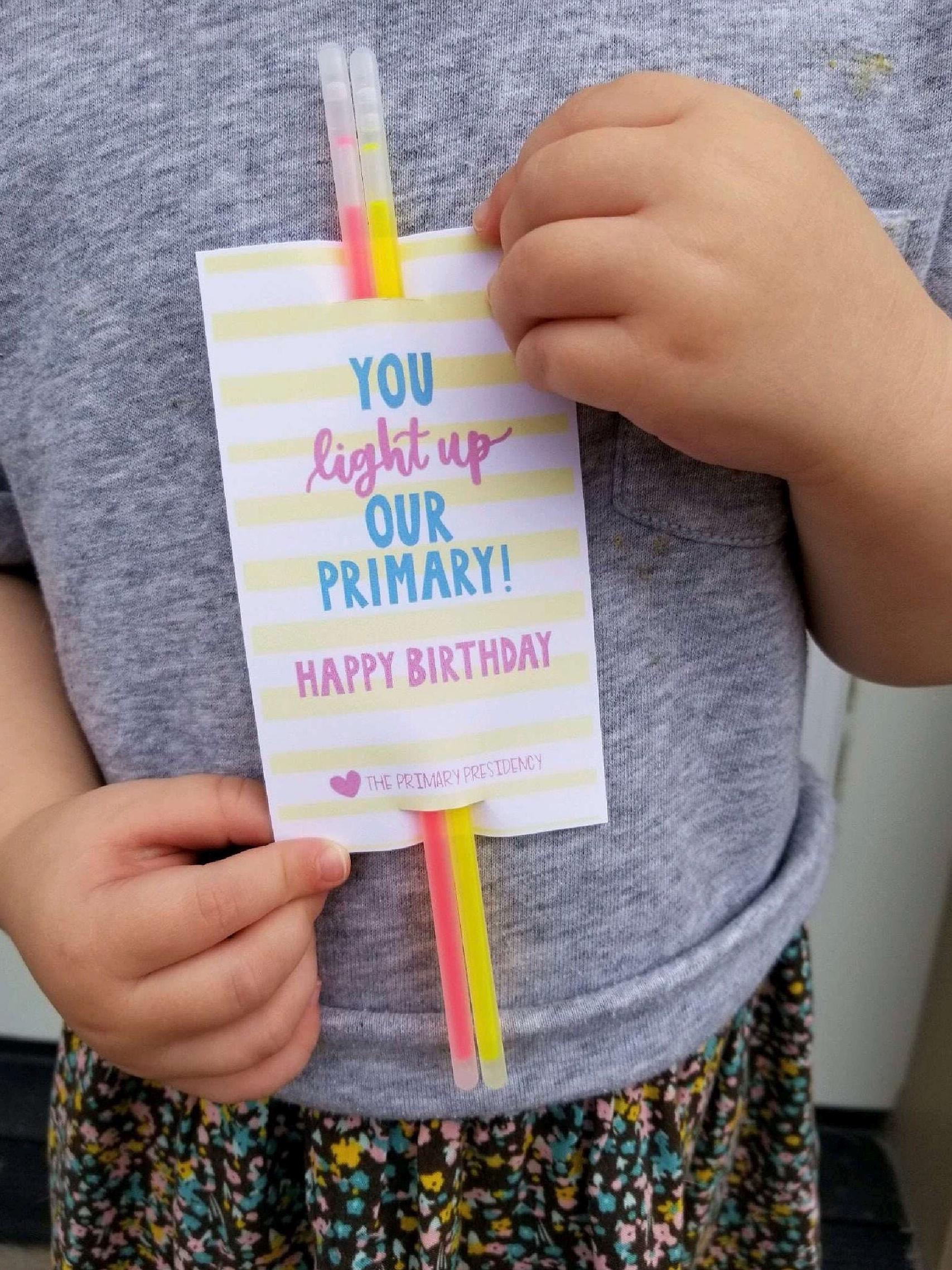 Primary Birthday Gift 2026 | Birthday Gift Kids | Simple LDS Birthday ...